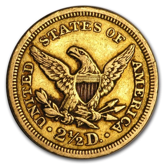Buy 1850 $2.50 Liberty Gold Quarter Eagle XF | APMEX